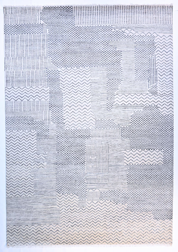 Islands of calm, a modern hand-knotted rug, No. 850211 427x303cm - RUGS.SG