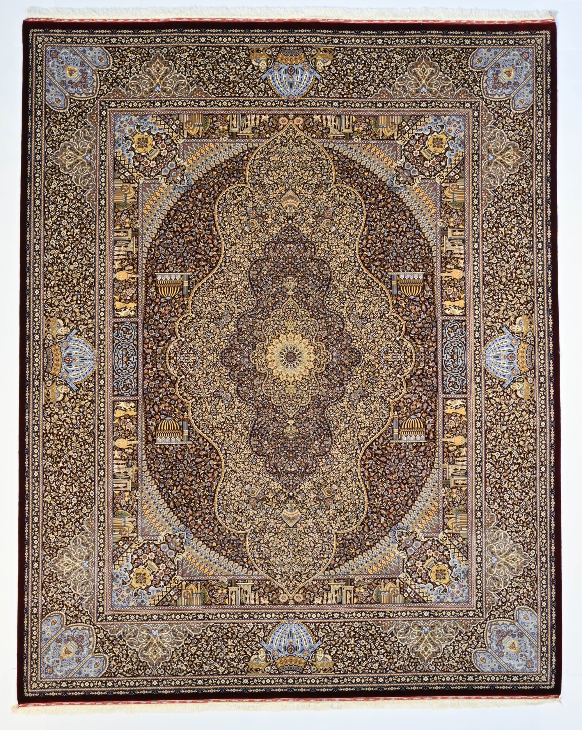 Metropolis, A fine Persian classic design carpet. - RUGS.SG